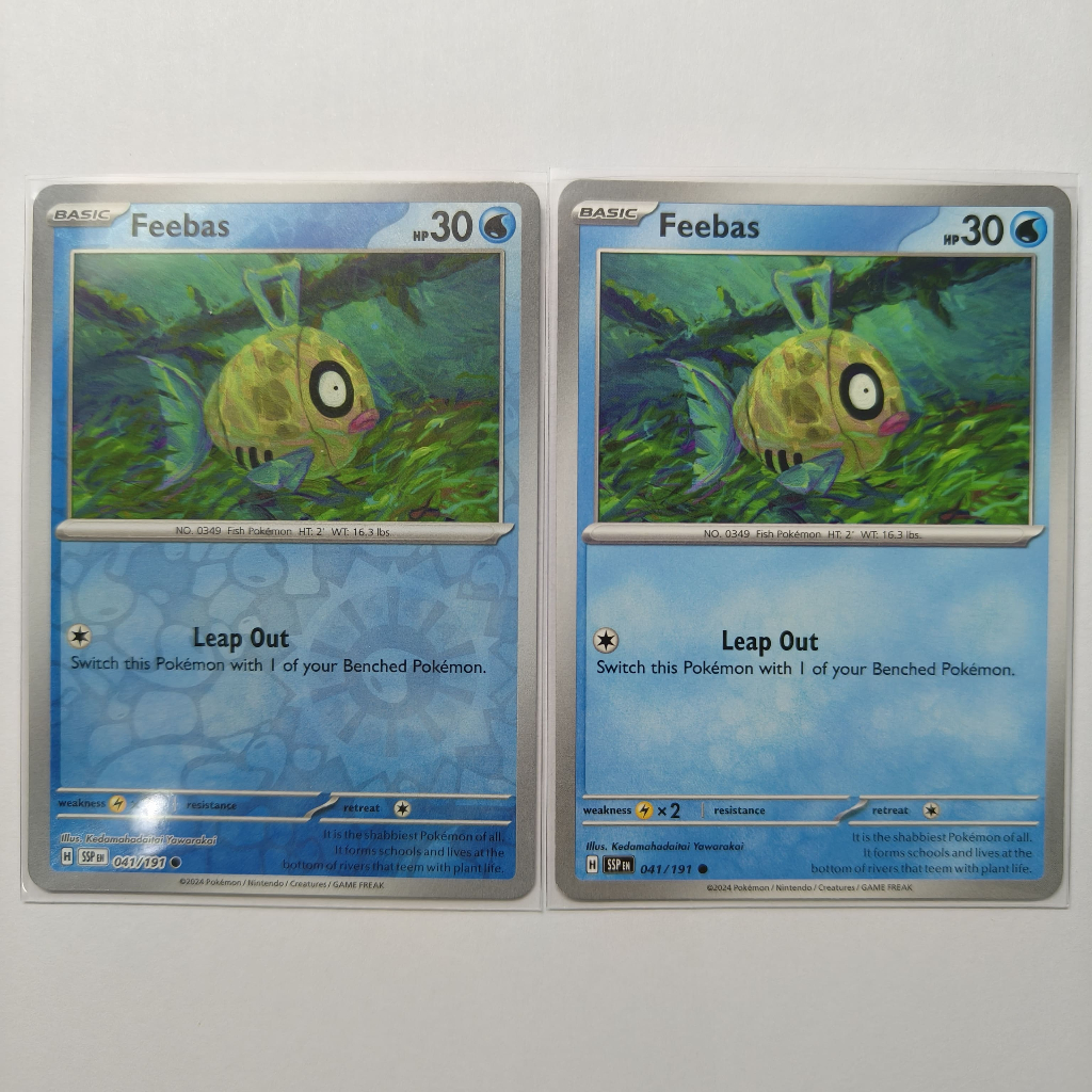 Pokemon Scarlet & Violet! Surging Sparks Singles / Feebas - 041/191 ...