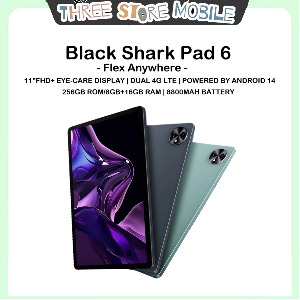 Black Shark Pad 6 (256GB ROM+8GB RAM) 1 Tahun Jaminan | Shopee Malaysia