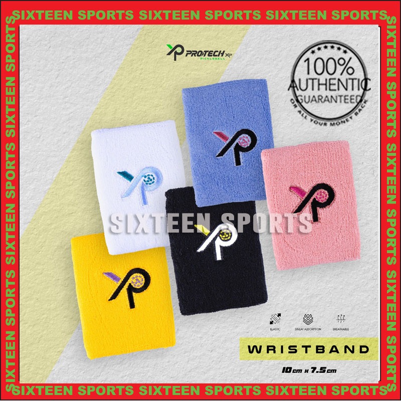 PROTECH XP Premium Sports Wristband (Badminton/Pickleball/Tennis ...