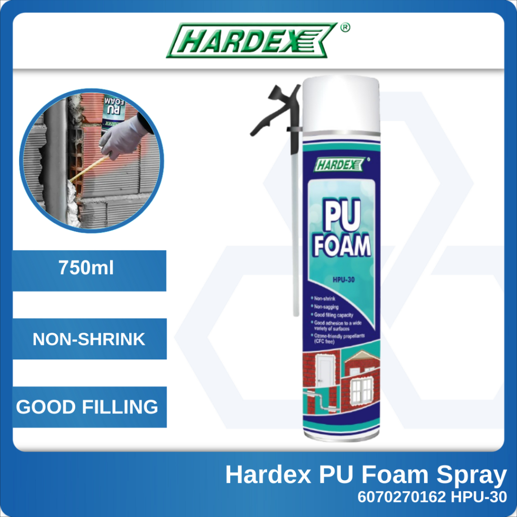 HARDEX Polyurethane Foam PU Foam Spray 750mL | Shopee Malaysia