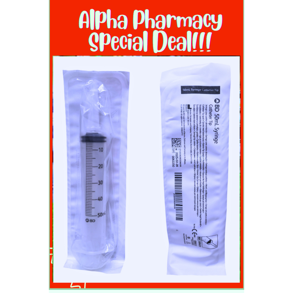 BD SYRINGE 50ML Catheter Tip | CLEARENCE | picagari 50ml | Shopee Malaysia