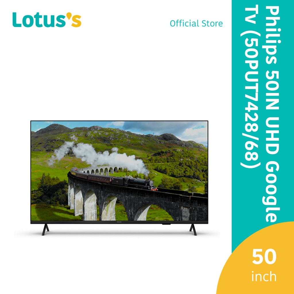 Philips 50Put7428/68 50" 4K Uhd Led Google Tv | Shopee Malaysia