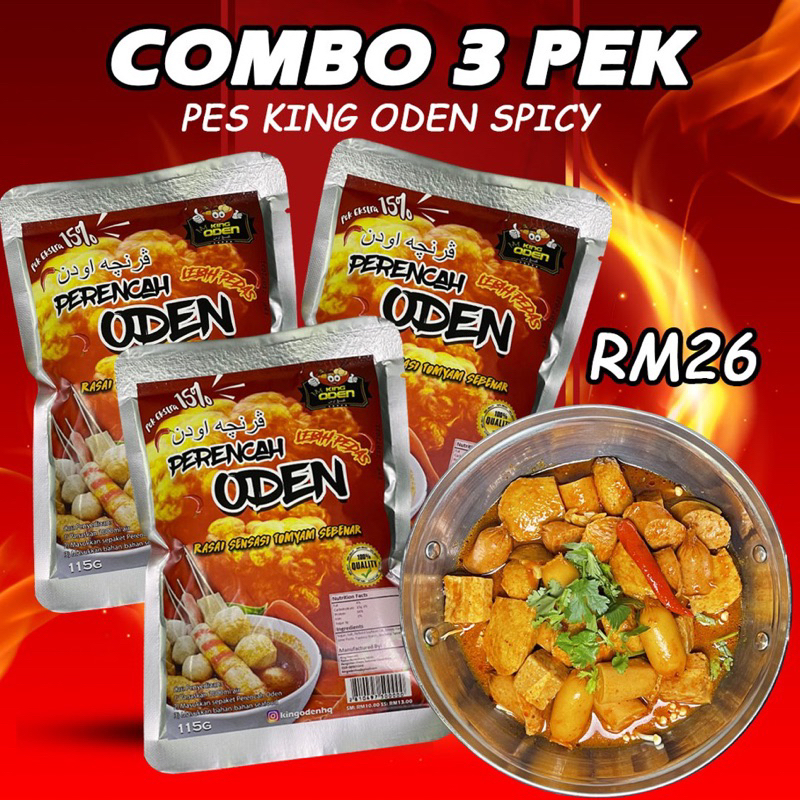 PERENCAH KING ODEN Perencah Steambot Oden Tomyam Sedap Pekat | Shopee Malaysia