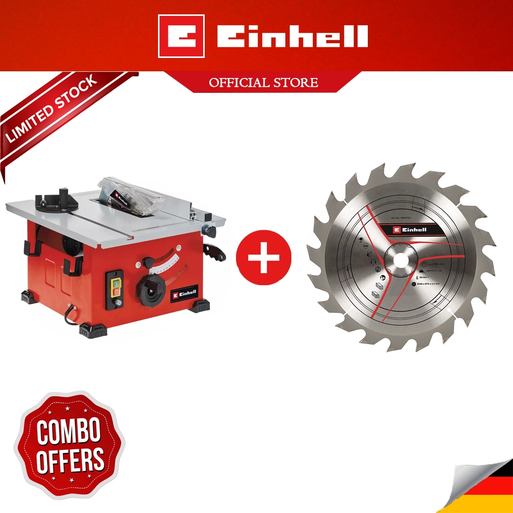 [𝐂𝐎𝐌𝐁𝐎 𝐎𝐅𝐅𝐄𝐑] 𝐄𝐈𝐍𝐇𝐄𝐋𝐋 8 Inches Table Saw (TC-TS 210 - 4340425) | Shopee ...