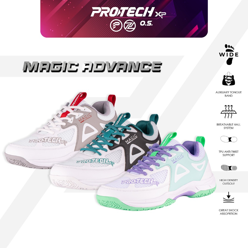 PROTECH Magic Advanced Proffesional Badminton Court Shoes | Shopee Malaysia