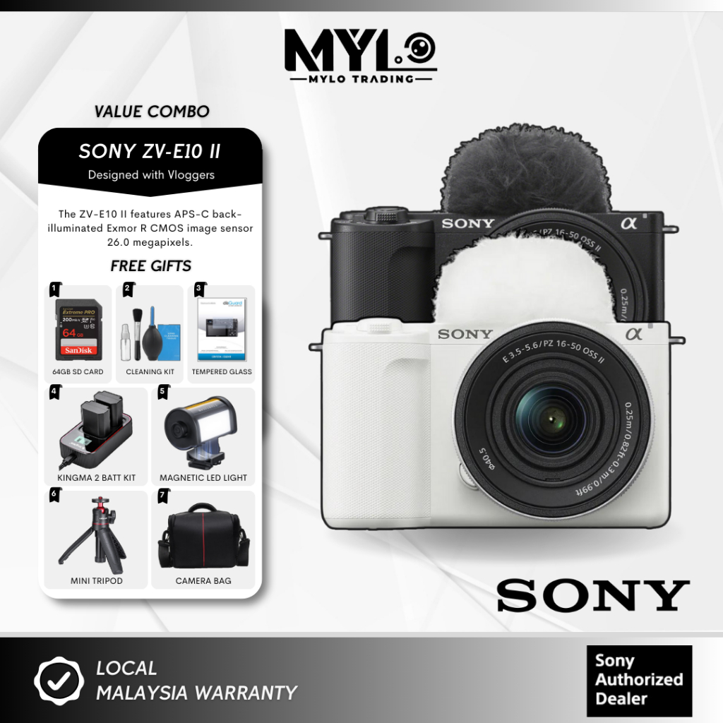 Sony ZV-E10 II | ZVE10 II | ZV-E10 M2 E PZ 16-50mm f/3.5-5.6 OSS Lens ...