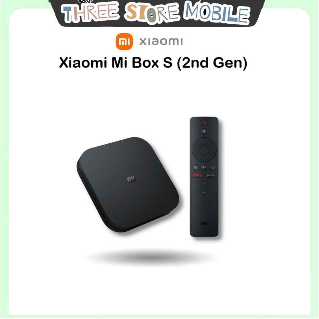 Xiaomi Mi Tv Box S 2nd Gen (4K Ultra HD | Voice Control | Google TV ...