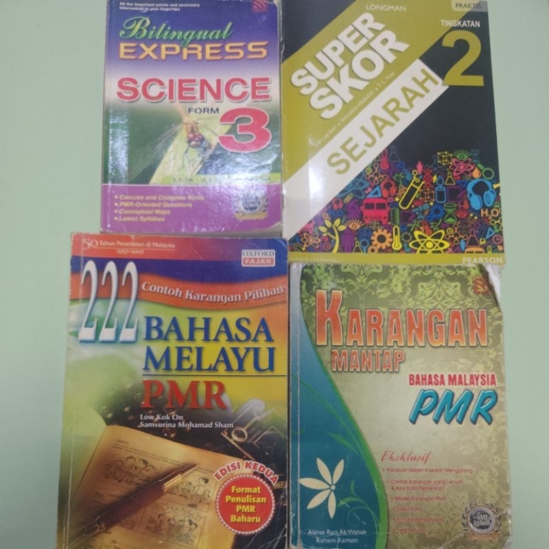 PMR PT3 BAHASA MELAYU CONTOH KARANGAN PILIHAN BILINGUAL SCIENCE BUKU ...