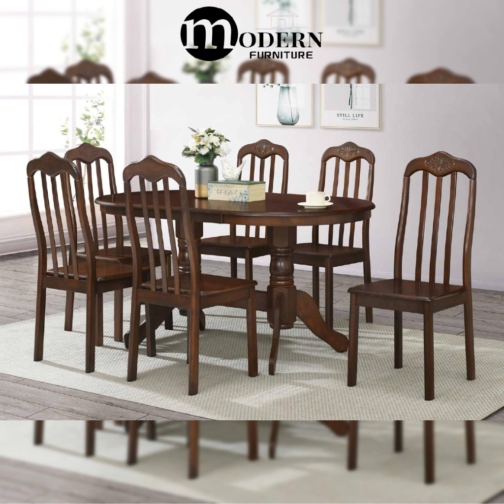 🔥Dining Set/Dining Table/Dining Table 6 Seater Set/4 Seater/Chair/Table ...