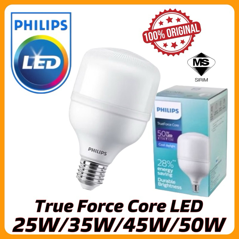 PHILIPS TrueForce Core LED Bulb E27 25W / 35W / 45W / 50W [For High Bay Replacement] LED Mentol ...