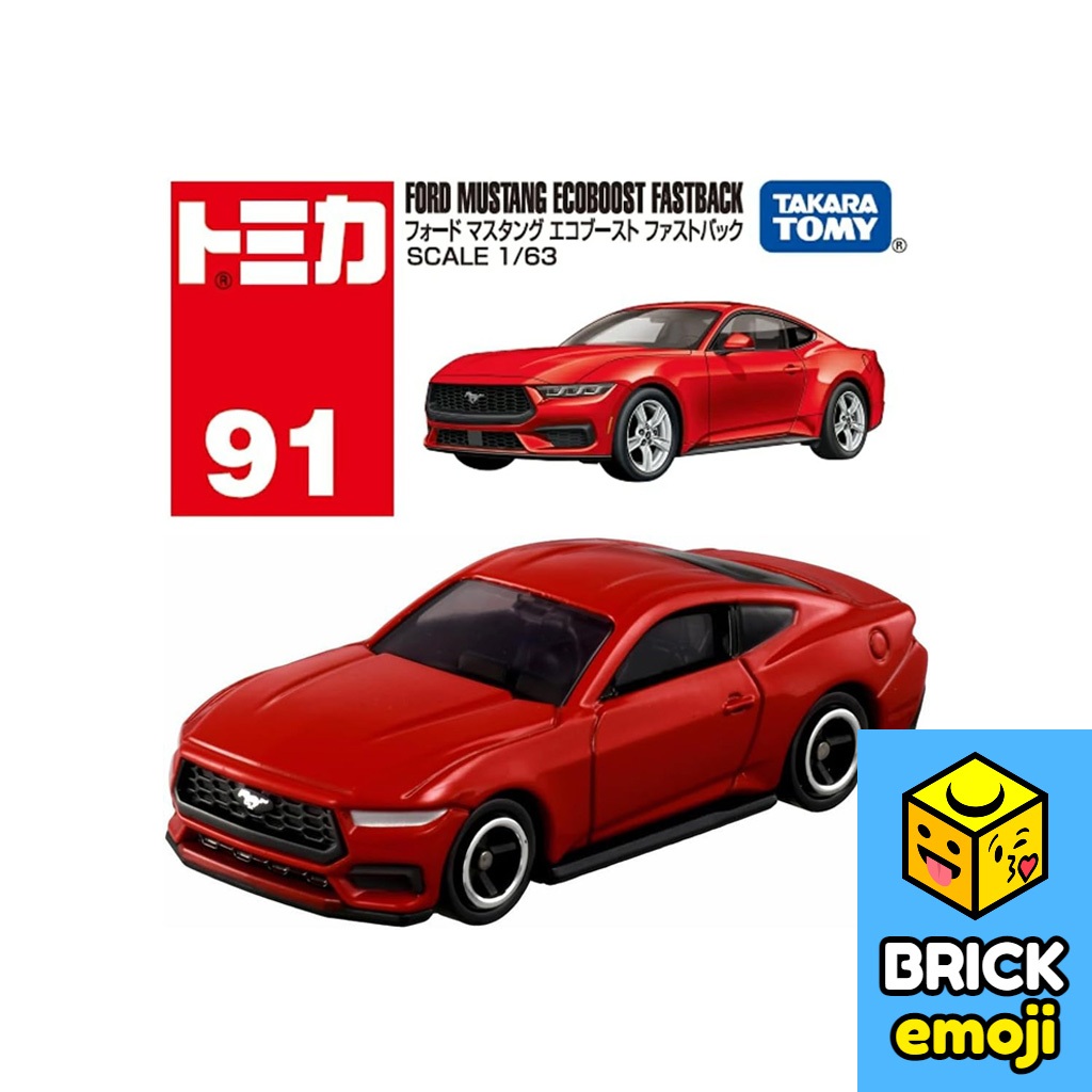 Tomica No.91 Ford Mustang Ecoboost Fastback 1/63 (JP/CN) | Shopee Malaysia
