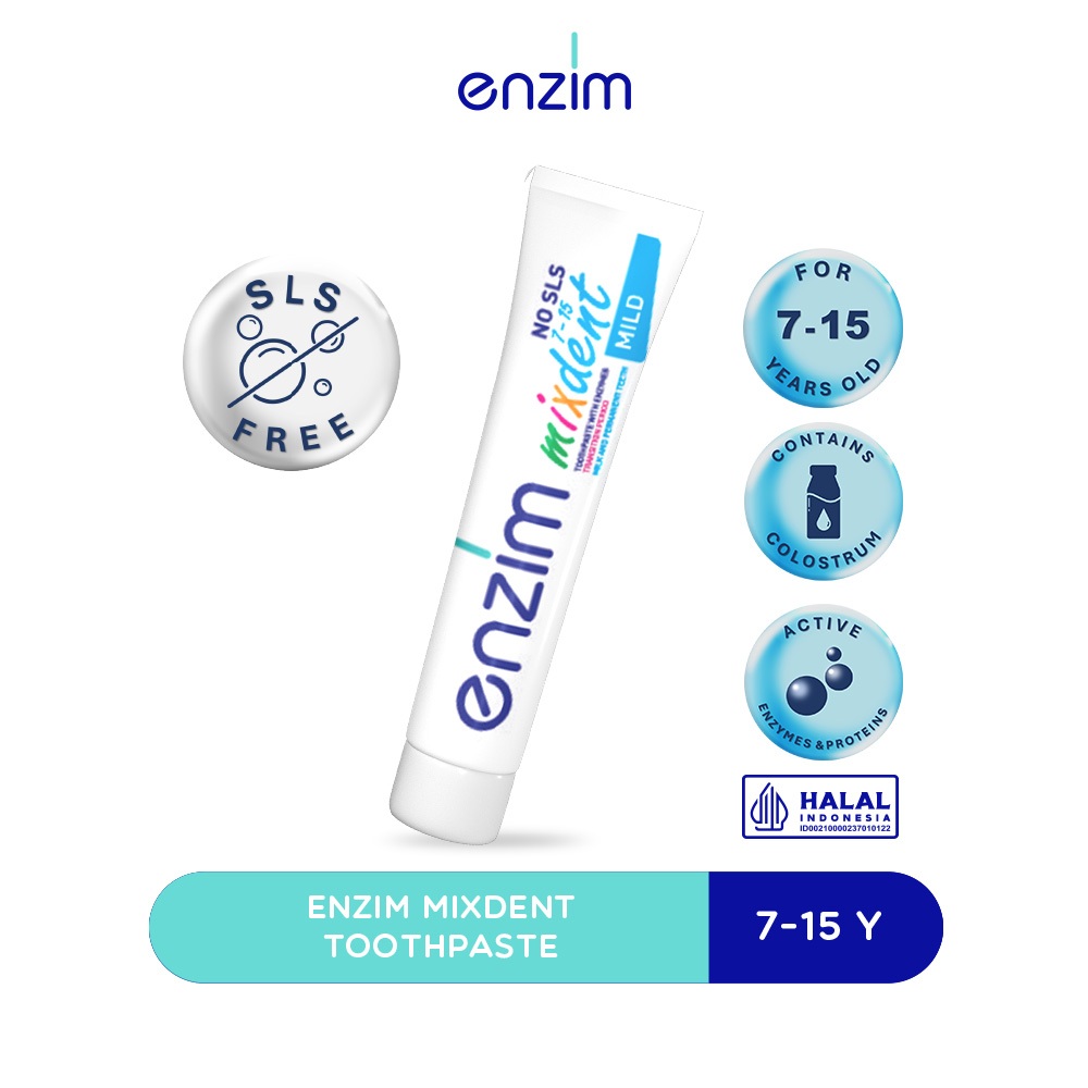 Enzim Mixdent 7-15Y Toothpaste 50 ml | Shopee Malaysia