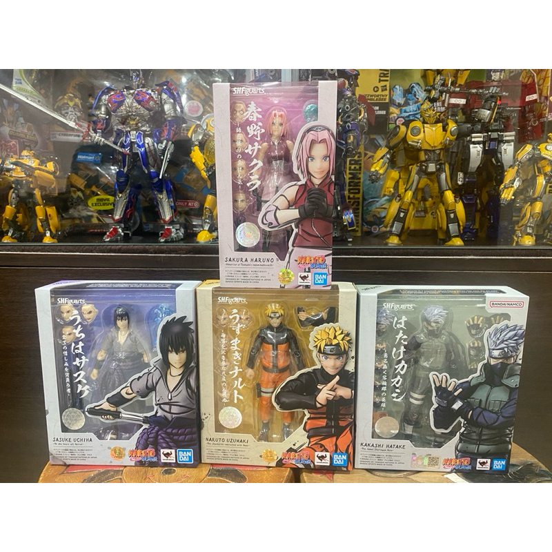 Shf Naruto Class 7 Naruto Sasuke Sakura kakashi | Shopee Malaysia