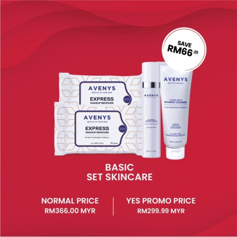 AVENYS Set Basic Skincare (4 item) | Shopee Malaysia