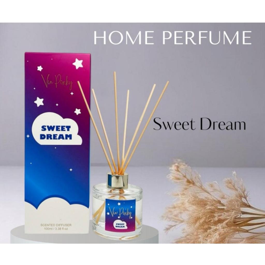 100ML Home Diffuser Via Pinky Diffuser Air Freshener Pewangi Rumah ...
