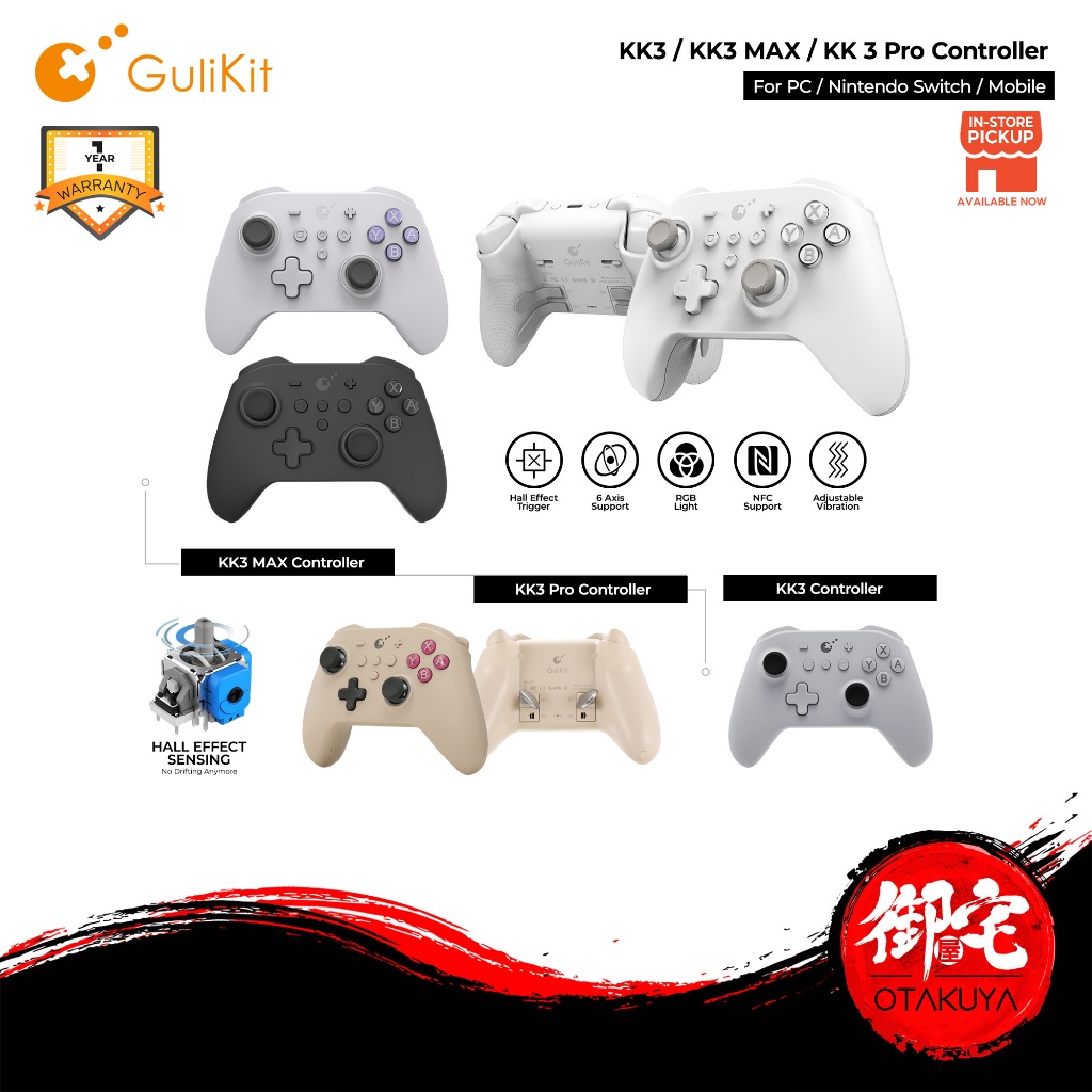 【CNY SALE】GULIKIT King Kong 3 KK3 Max Pro Controller for Nintendo ...