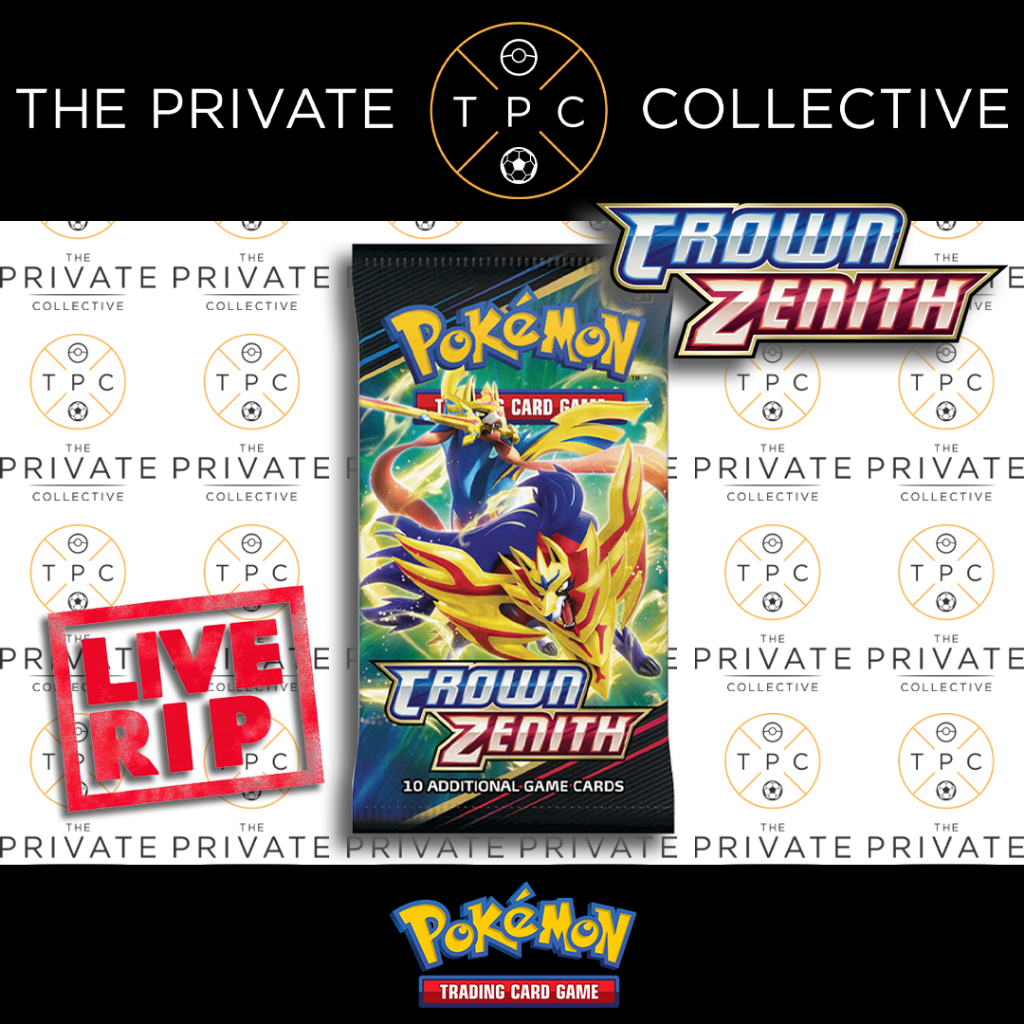 (ENG-CZ)POKEMON TCG: CROWN ZENITH BOOSTER PACK(FROM ETB)(LIVE RIP ...