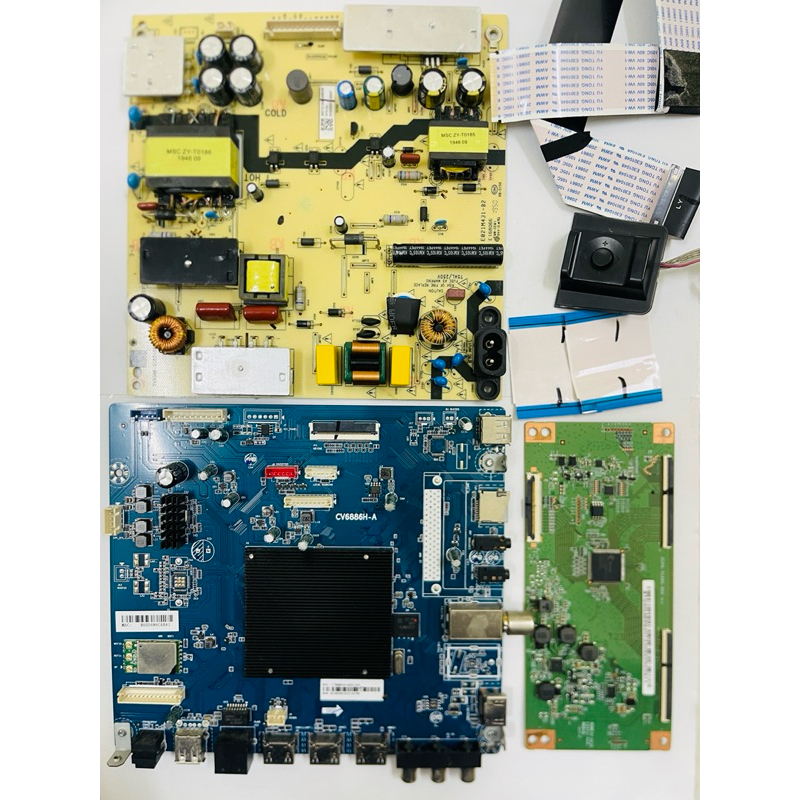 Haier LE50K6600UG, power supply, motherboard, t-con, sensor and LVDS ...
