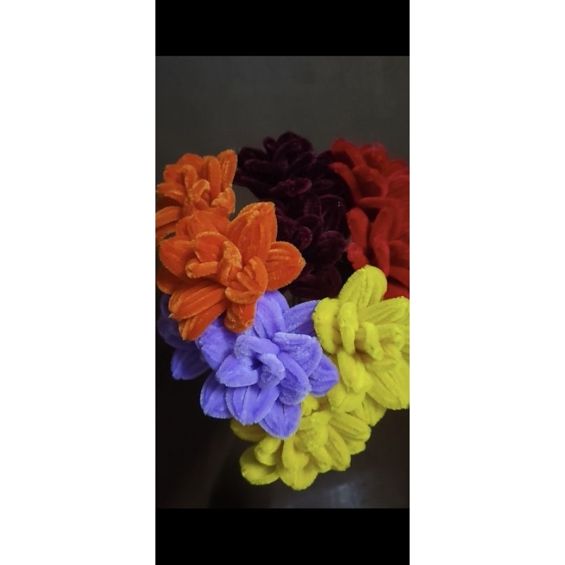 Pelbagai jenis bunga kawat bulu 1 pcs | Shopee Malaysia