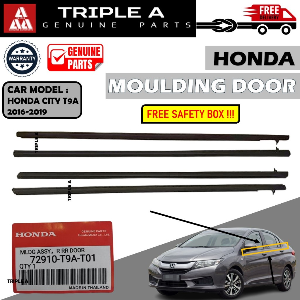 HONDA CITY T9A Door Moulding Honda City GM4 Door Lining Rubber Outer ...