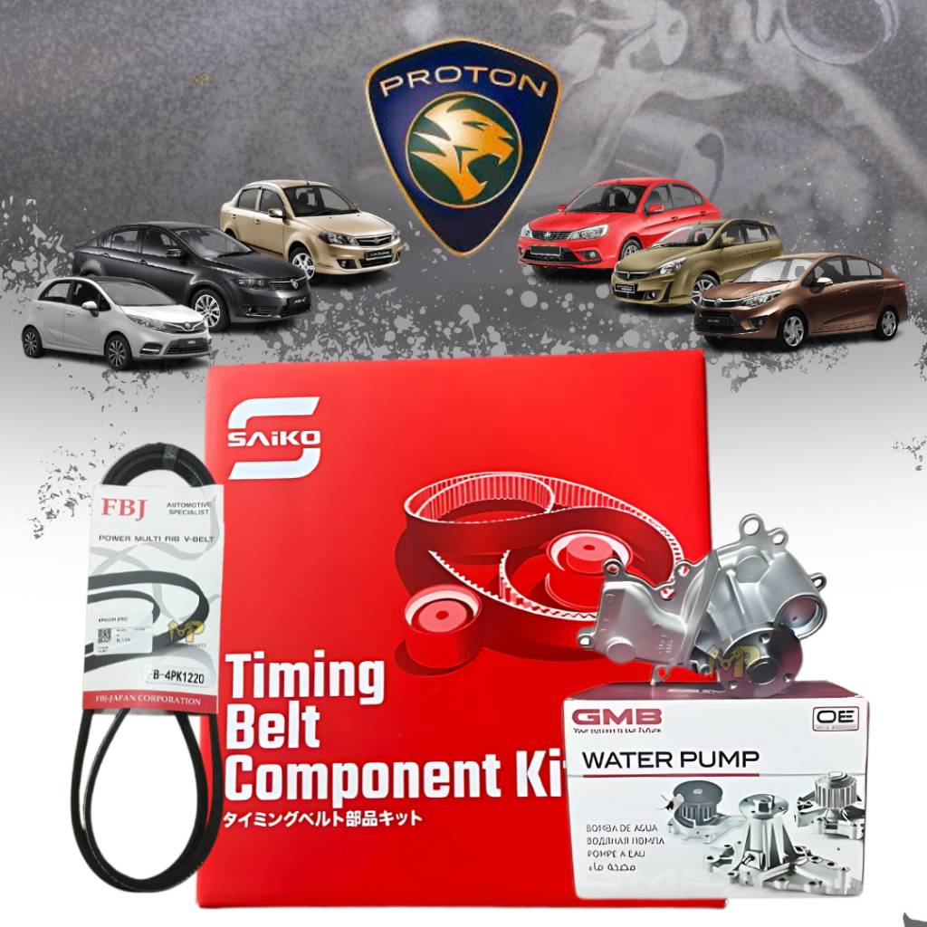 SAIKO Timing Kit Set + Water Pump + Fan Belt Proton FLX IRIZ SAGA VVT ...