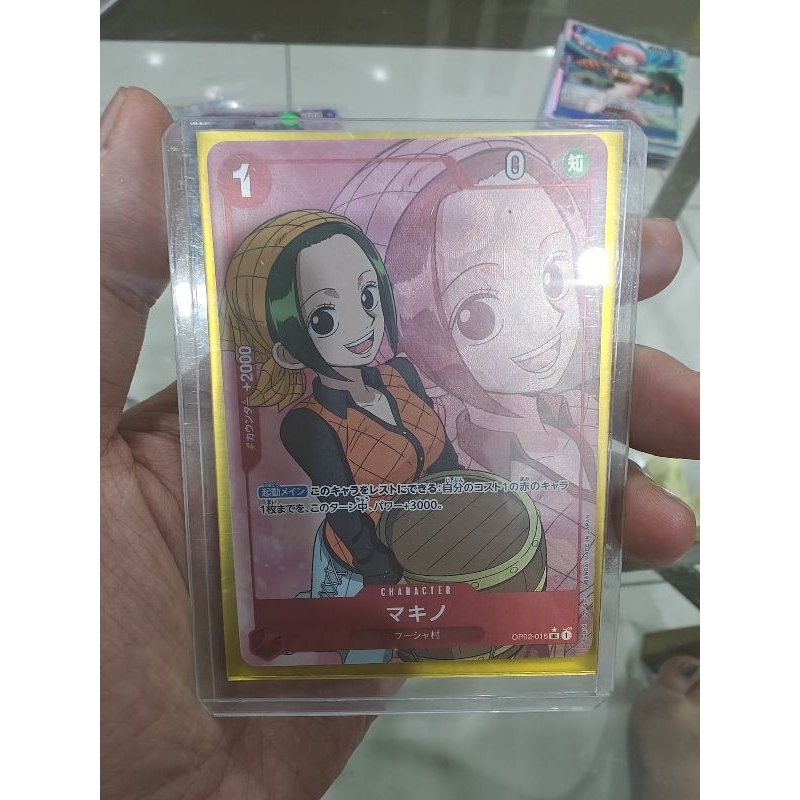 Bandai One Piece OPTCG PRB Parallel AA UC OP02-015 Makino | Shopee Malaysia