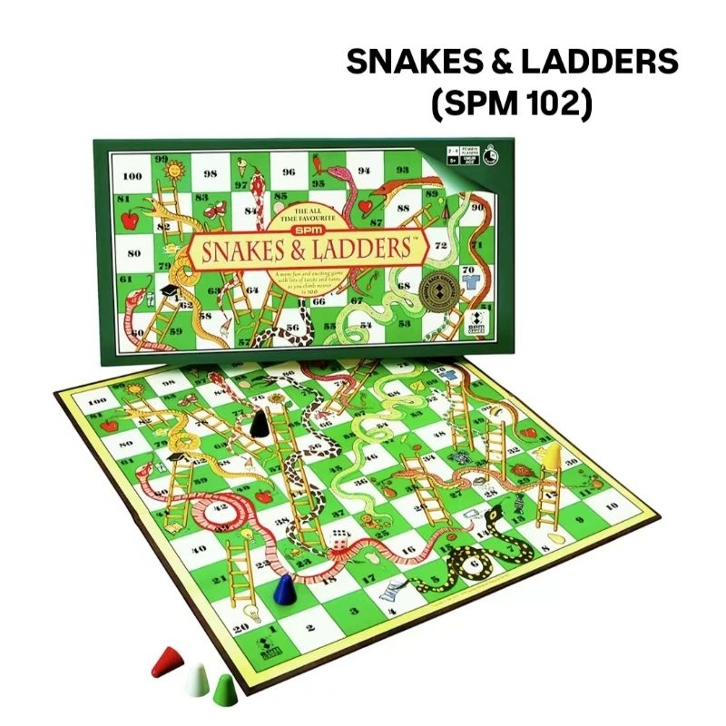 (1BOX) SNAKES & LADDERS | SPM 102 X 1BOX | Shopee Malaysia
