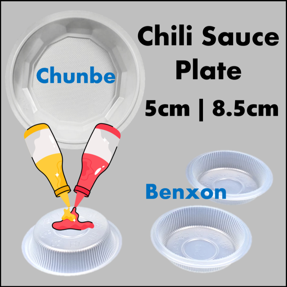 Benxon / Chunbe Chili Sauce Plate 5cm 10cm 8.5cm 2" 4" BX-04 plastic ...