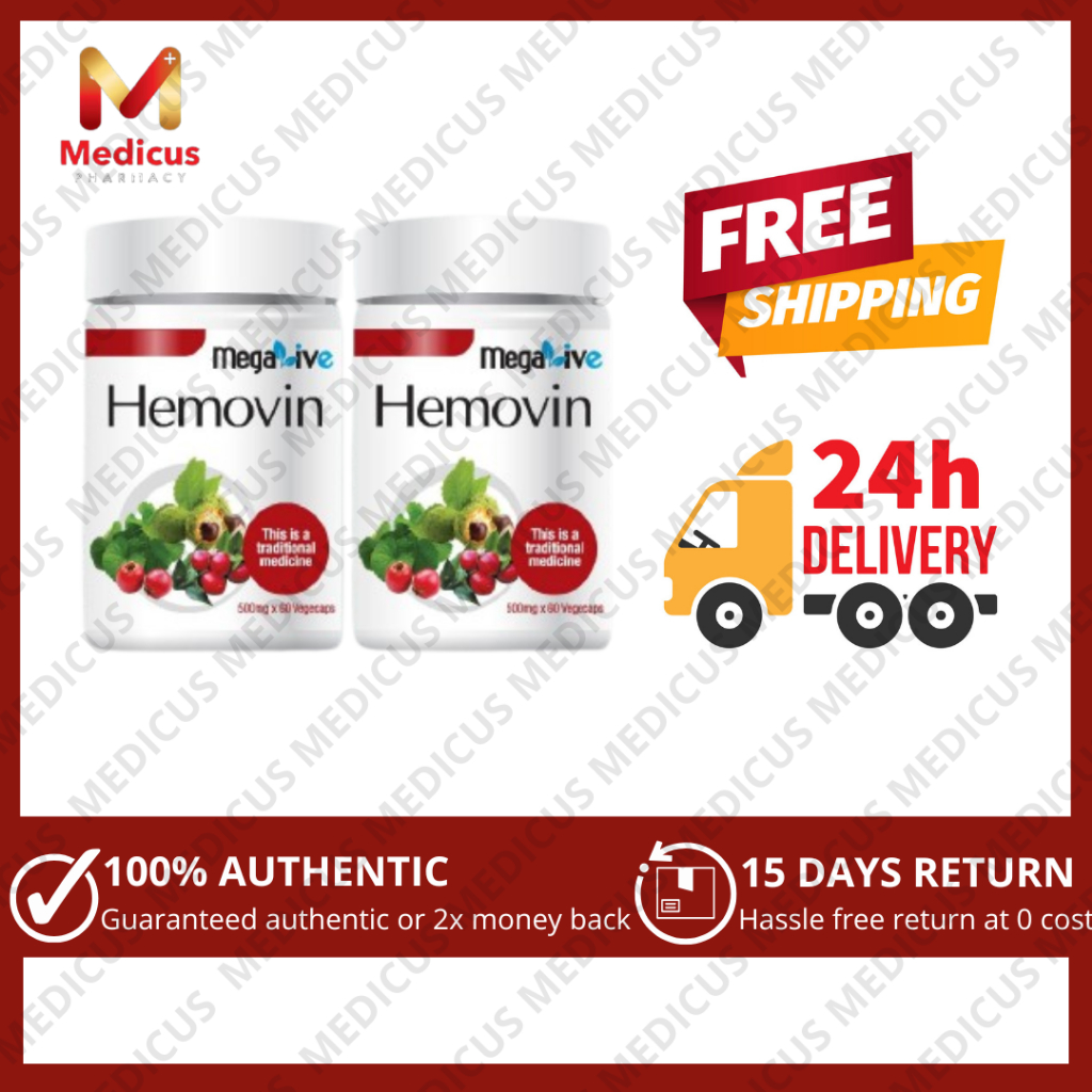 [FREE SHIPPING!!!] Megalive hemovin 60's/2x60's(Exp: 06/2026) | Shopee ...