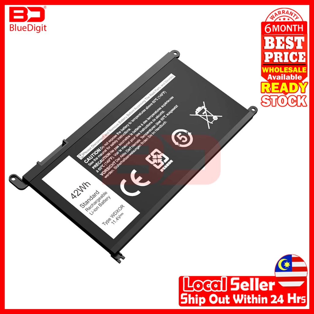 WDXOR WDX04 Laptop Battery For DELL Inspiron Vostro Latitude P66F P86F ...