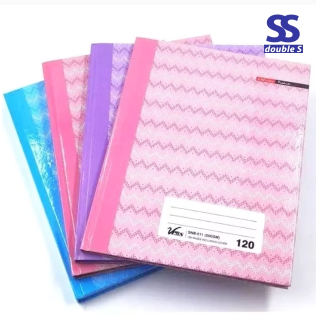 Uni Paper Vplus F5 / F4 Hard Cover Foolscap Book / Notebook (120/200 ...
