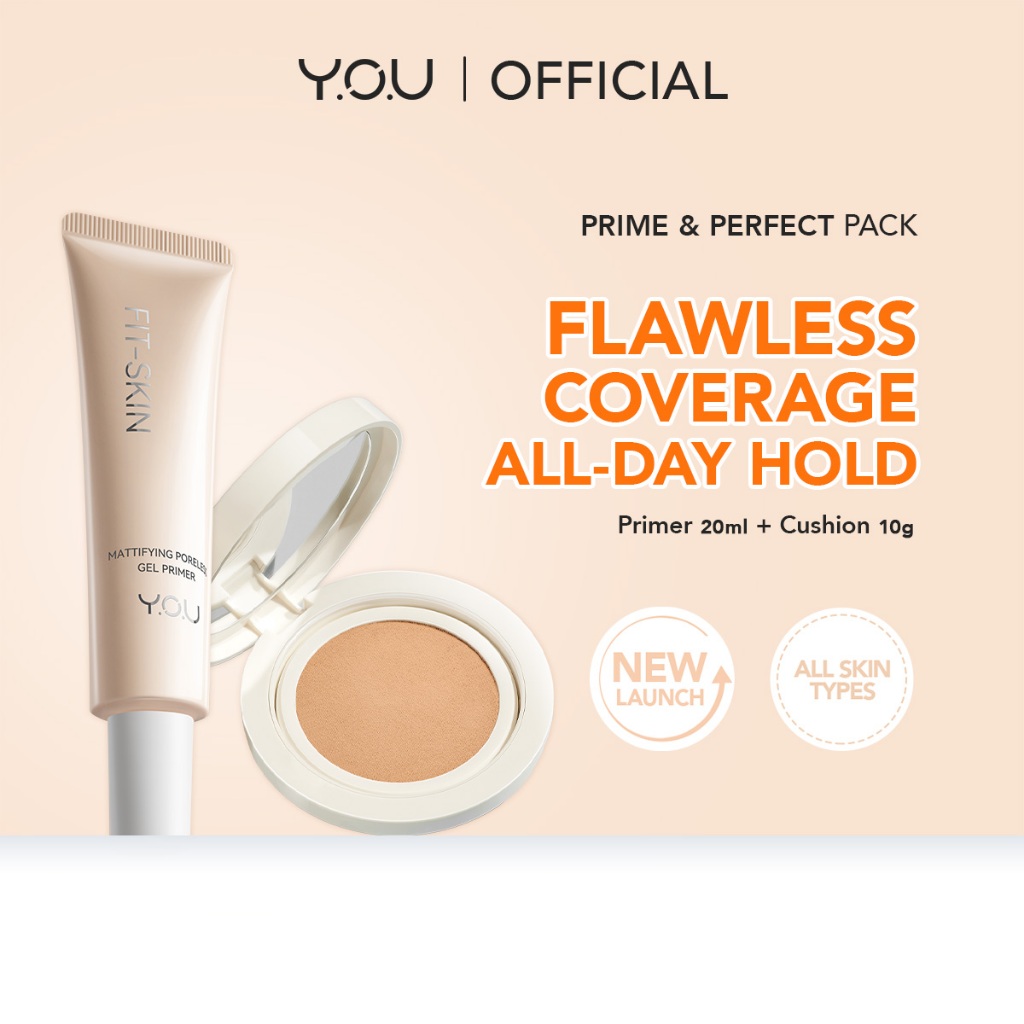 [NEW] YOU Prime & Perfect Pack | Dreamy-fit Lasting Mesh Cushion SPF30 ...