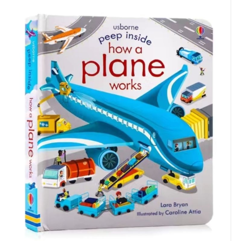Usborne Peep Inside Flip Book/ How A Plane Works/Early Learning Kids ...