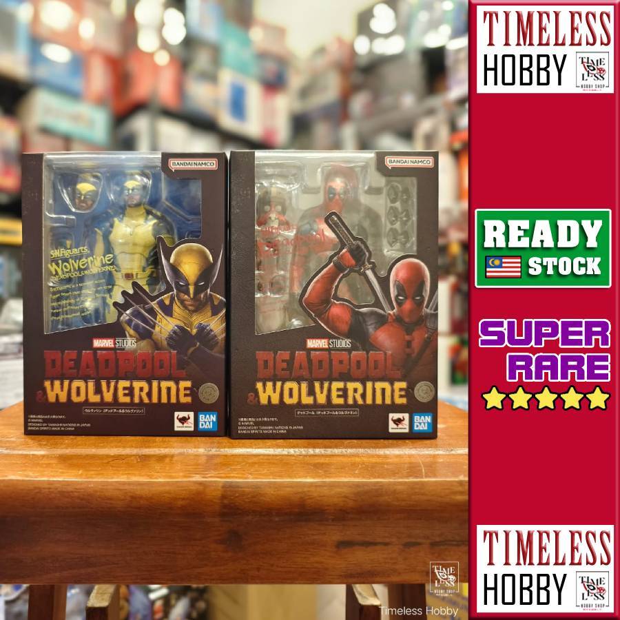 SHF Deadpool Wolverine Figure S.H.FIGUARTS BANDAI NAMCO SPIRITS MARVEL ...