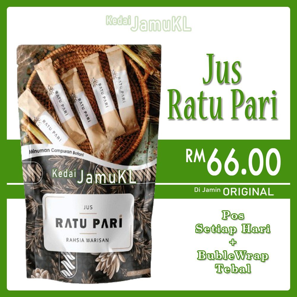 JUS RATU PARI ORIGINAL HQ - Minuman Herba Tradisional Berkualiti Tinggi ...