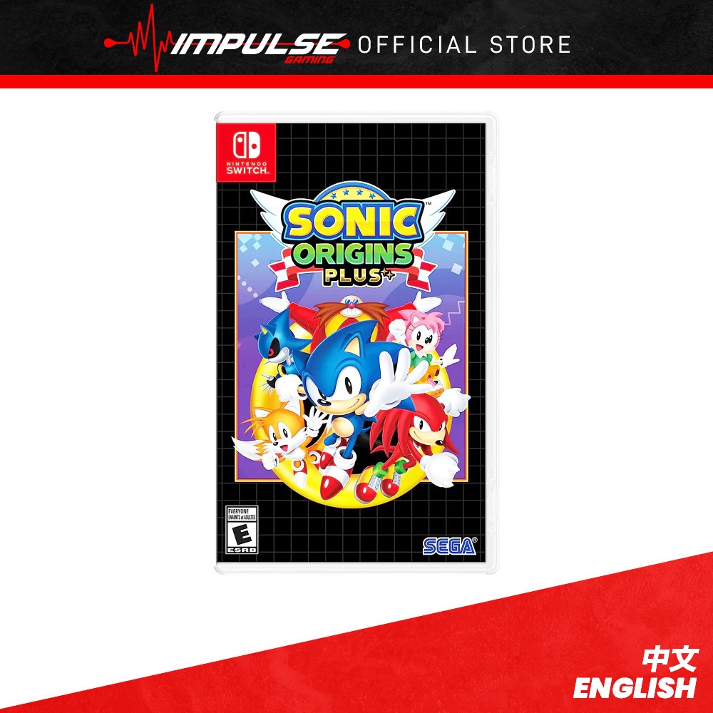 NSW Nintendo Switch Sonic Origins Plus Chi/Eng Version 索尼克: 起源 中英文版 ...