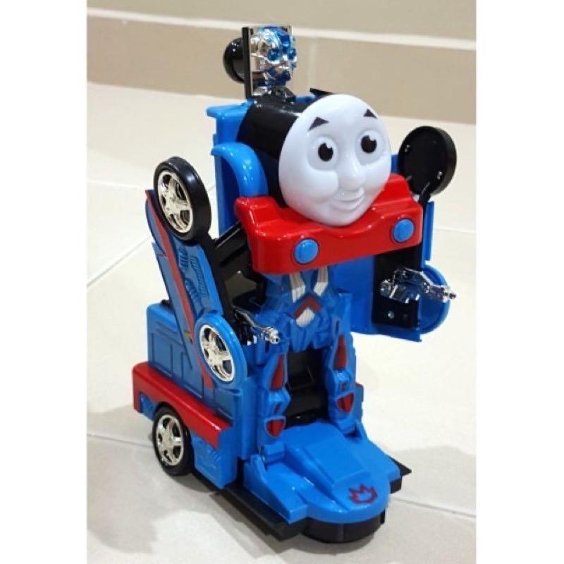 Musical Robot Train Toy Transform To Robot Mainan Robot Kereta Api ...