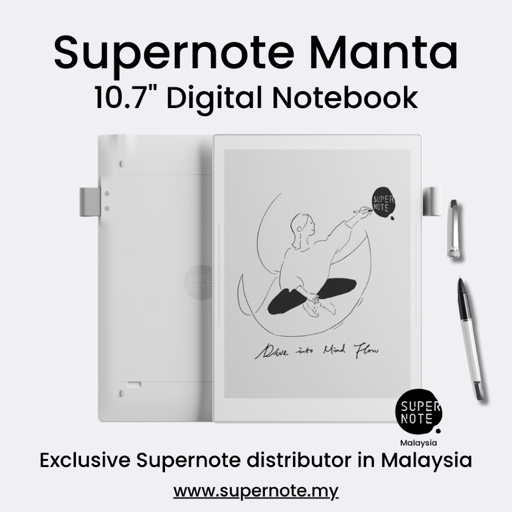 Supernote Manta (10.7" digital notebook - great for note-taking ...