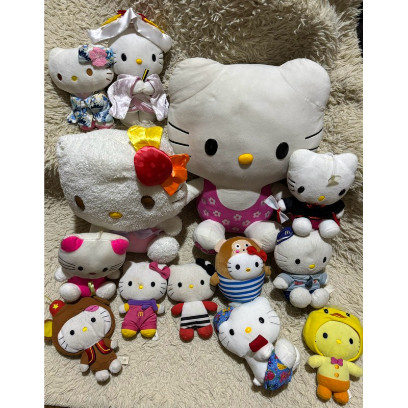 hello kitty mix brand sanrio , hello kitty , mcd stuffed toy | Shopee ...