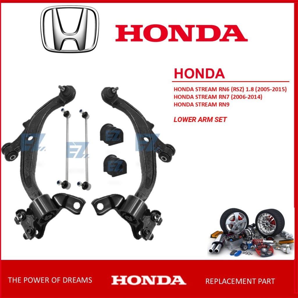 [6 IN 1] - FRONT LOWER ARM STABILIZER LINK BUSH HONDA STREAM RN6 (RSZ ...