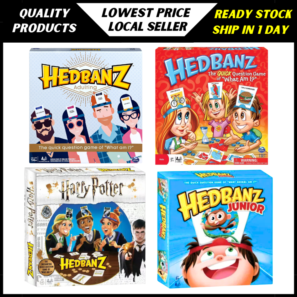 Hedbanz Board Game Card Game Guessing Who Am I Quick Question Kids ...