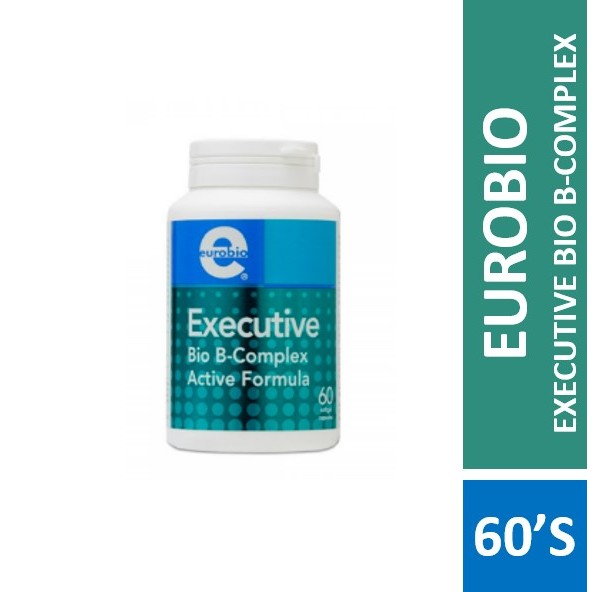 EUROBIO EXECUTIVE BIO B-COMPLEX ACTIVE FORMULA 60'S SOFTGEL CAPSULES ...
