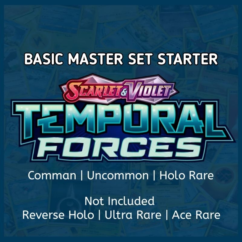 Temporal Forces : Basic Master Set Starter | 001 - 162 | Pokemon TCG ...