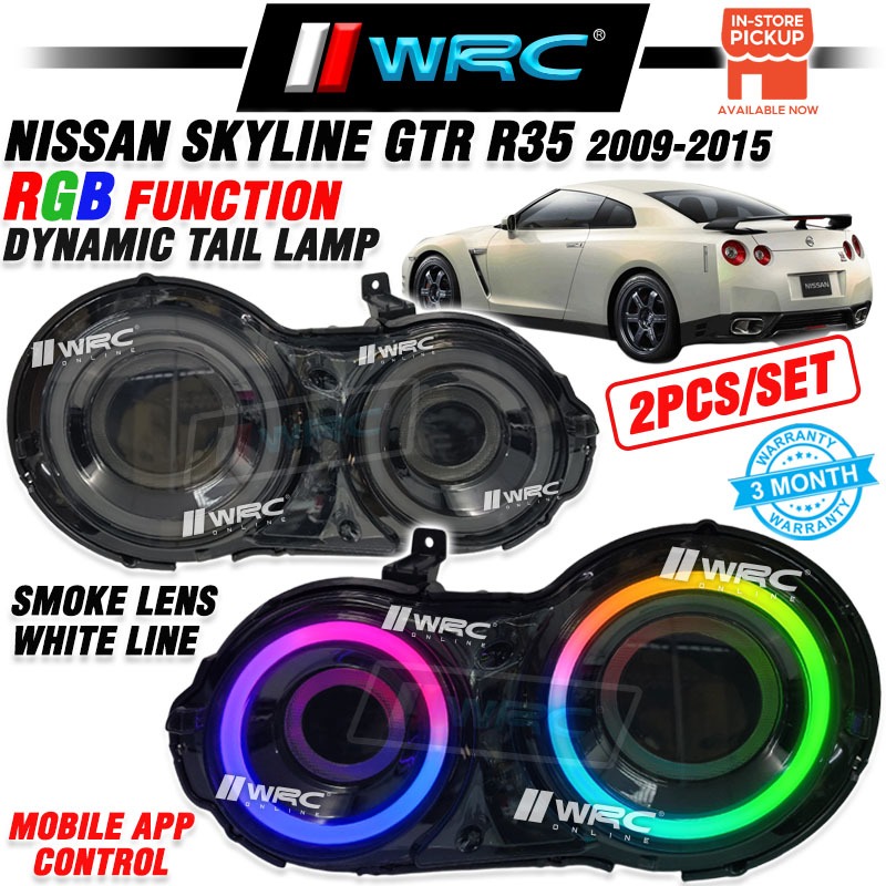 JM-41-RGB Nissan Skyline GTR R35 2009 - 2015 RGB Function Dynamic Tail ...