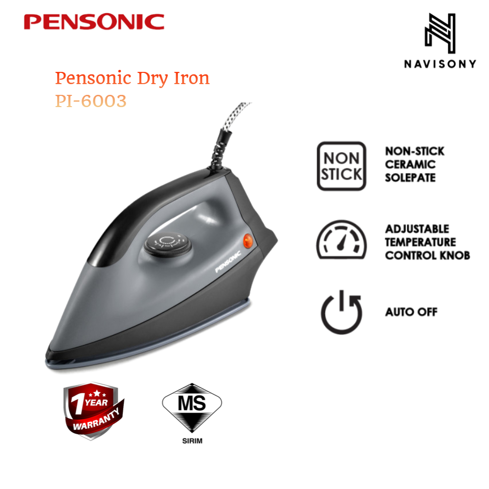 Pensonic Dry Iron PI-6003 | Shopee Malaysia