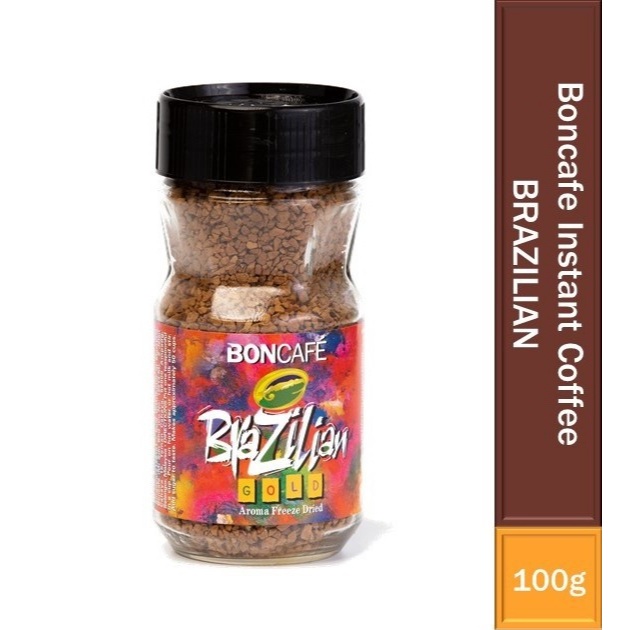 Boncafe Brazilian Gold Freeze-Dried Instant Coffee Jar 100g | Shopee Malaysia