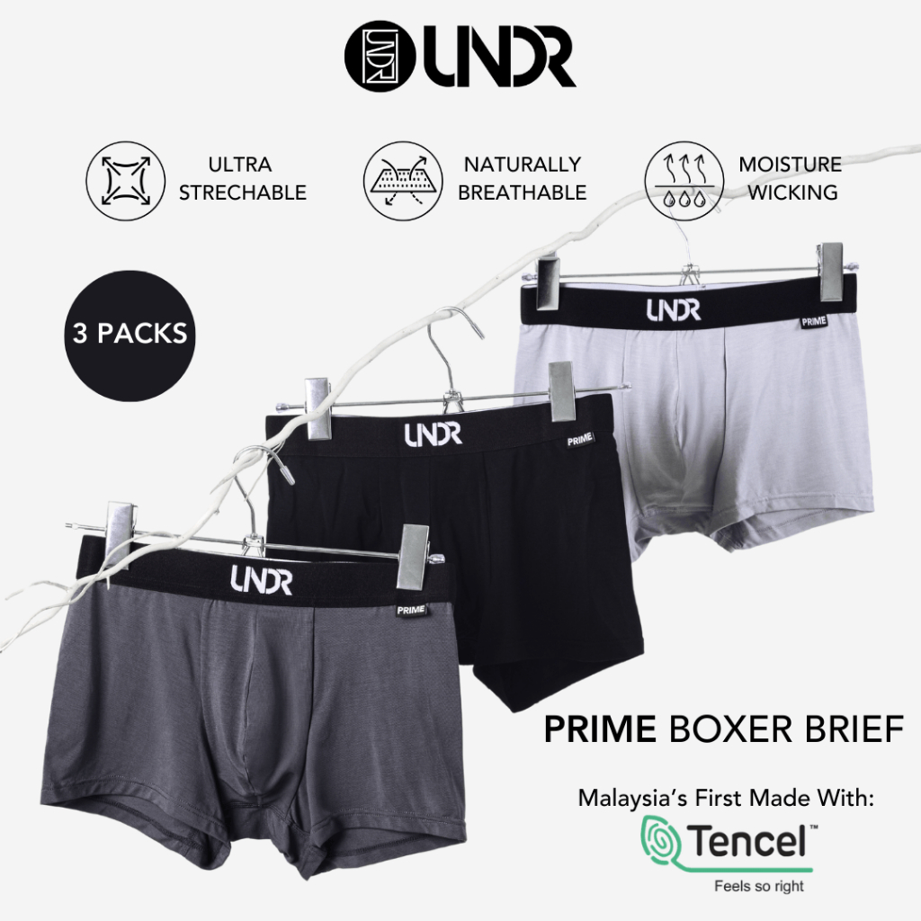UNDR PRIME Boxer Brief (3 Packs) | Shopee Malaysia