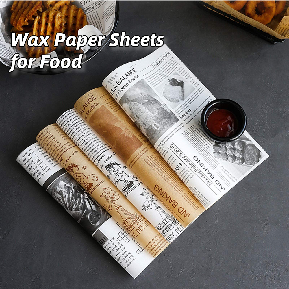 50 Pcs Fried Food/snack Oil-Proof Pap Paper/Sandwich Burger Fried Food ...