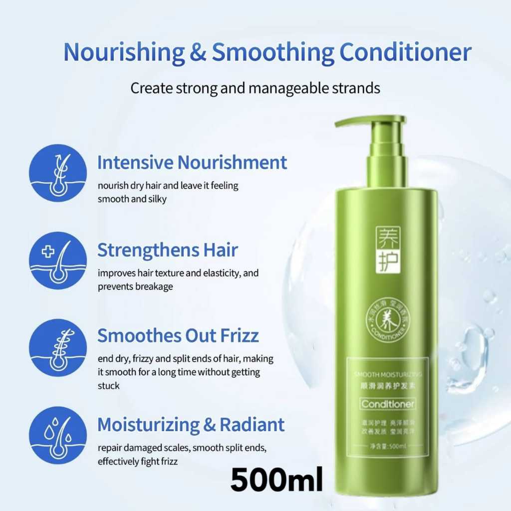 Keratin Hair Softener Cream 500ml Moisturizing Hair Conditioner Mask ...