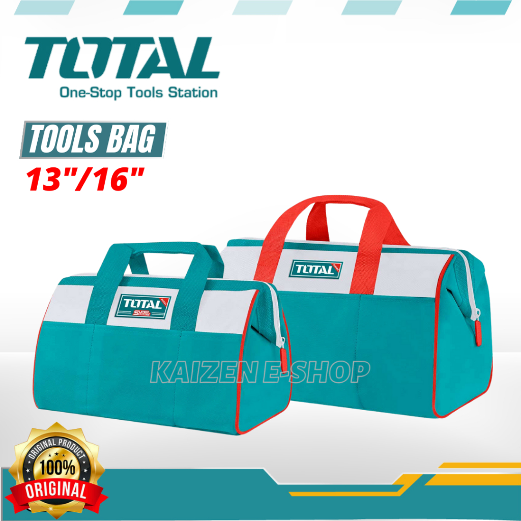 TOTAL 13" ( THT261325 ) / 16" ( THT261625 ) Tools Bag | Shopee Malaysia